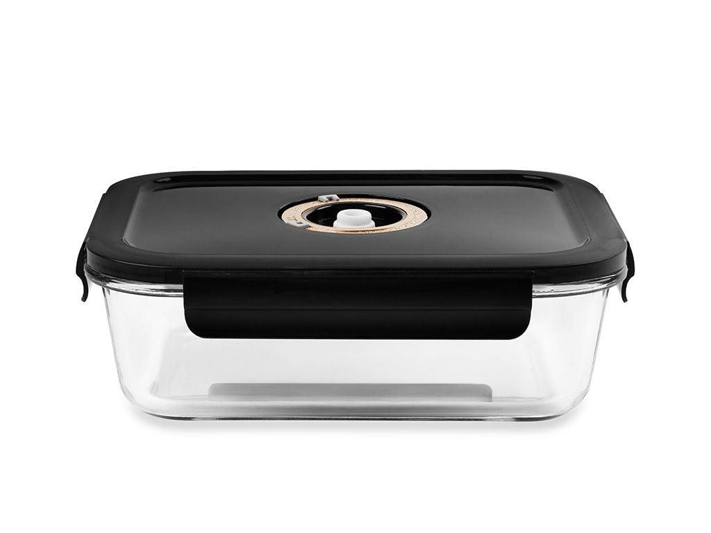 RECTANGLE VACUUM GLASS CONTAINER - 1040ML – ONYXCOOKWARE FR